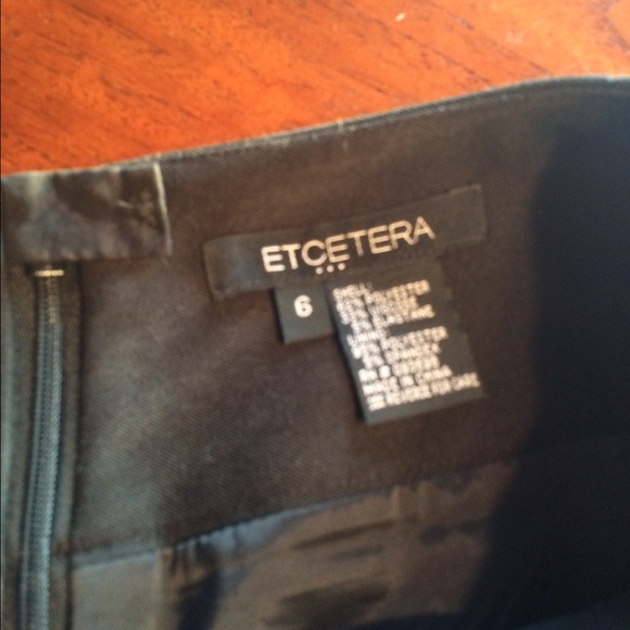 Etcetera | Skirts | Etcetera Black Four Button Front Skirt In Size 6 ...