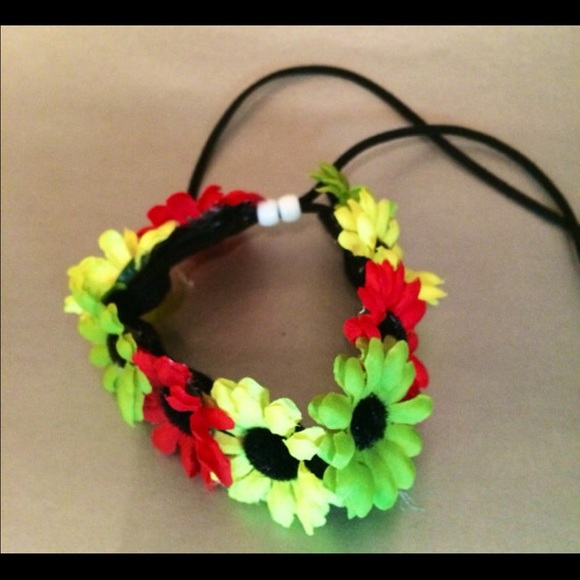 Accessories | Rasta Reggae Daisy Flower Crown Festival | Poshmark