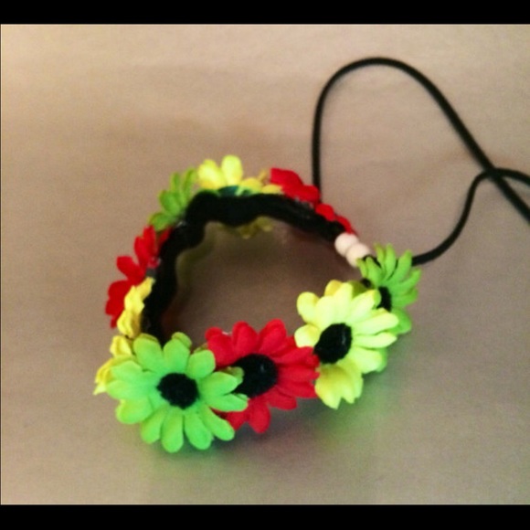 Accessories | Rasta Reggae Daisy Flower Crown Festival | Poshmark