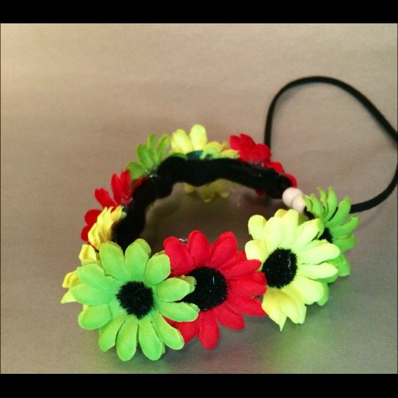 Accessories | Rasta Reggae Daisy Flower Crown Festival | Poshmark