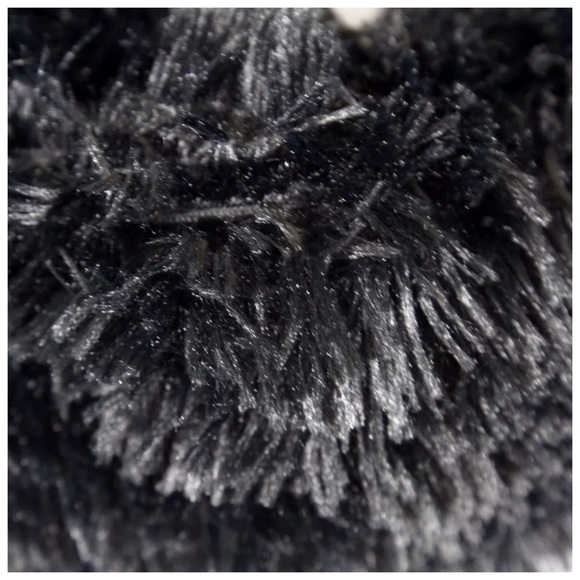 Boutique | Accessories | B4 Black Shimmer Soft Fluffy Neck Warmer Scarf ...