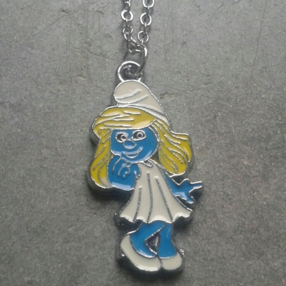 Accessories | Smurfette Character Charm With 18 Chain | Poshmark