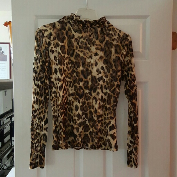 Tops | Leopard Print Top | Poshmark