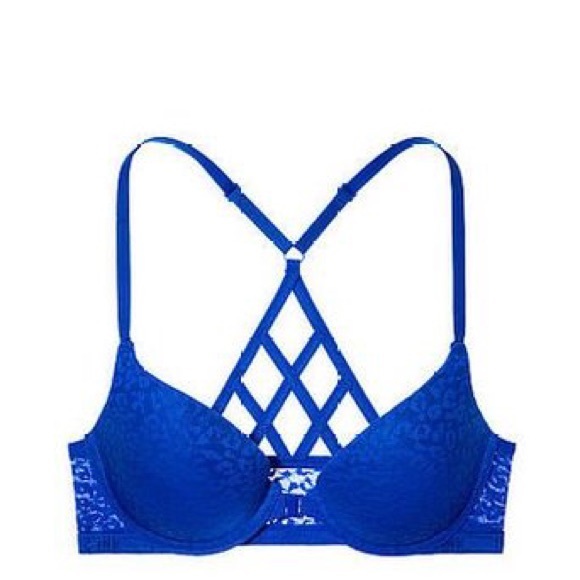 PINK Victoria's Secret | Intimates & Sleepwear | Strappy Leopard Lace ...