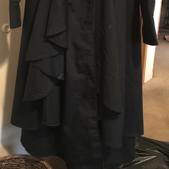Dracula clothing | Jackets & Coats | Floor Length Ruffled Coat | Poshmark