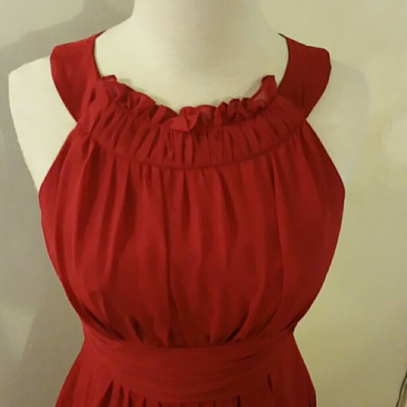 Alfred Angelo | Dresses | Newred Chiffon Alfred Angelo Dress | Poshmark