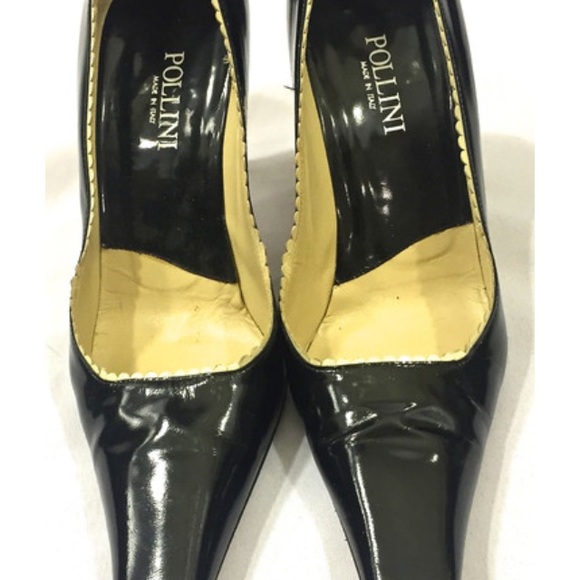 Pollini Italian | Shoes | Pollini Italian Leather Heels Pure Class Sz 7 ...