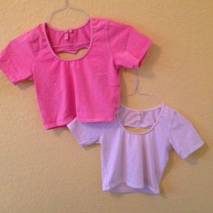 LF | Tops | Lf Heart Cutout Crop Tops | Poshmark