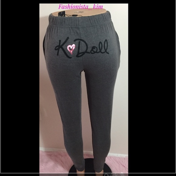 Kardashian Kollection | Pants & Jumpsuits | Kardashian Kollection K Doll Sweatpants | Poshmark