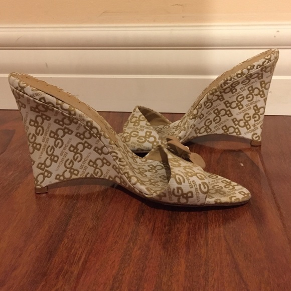 BCBGirls | Shoes | 4 Wedge Strapless Sandals | Poshmark
