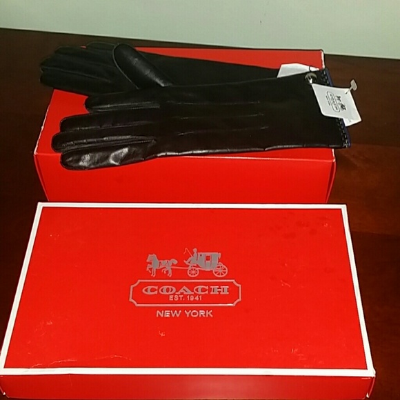 Coach | Accessories | Coach Leather Gloves | Poshmark