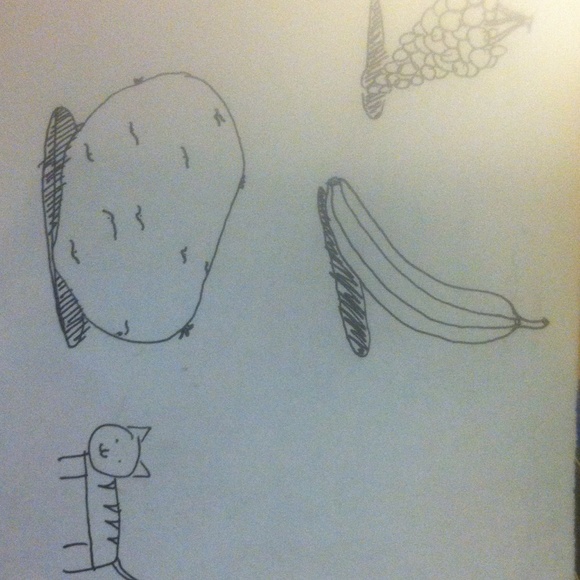 Relic | Other | Rare Still Life Drawing By Pikasso Omg | Poshmark