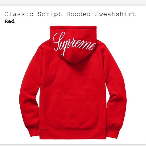 Supreme | Sweaters | Supreme Classic Script Hoodie | Poshmark