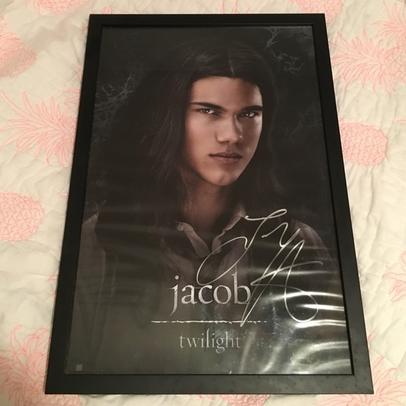 Other | Authentic Twilight Taylor Lautner Signed Poster | Poshmark