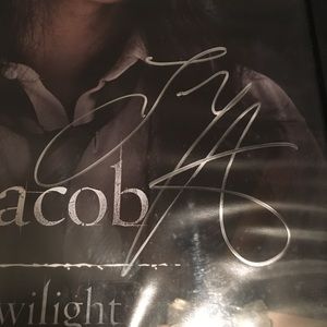 Other | Authentic Twilight Taylor Lautner Signed Poster | Poshmark
