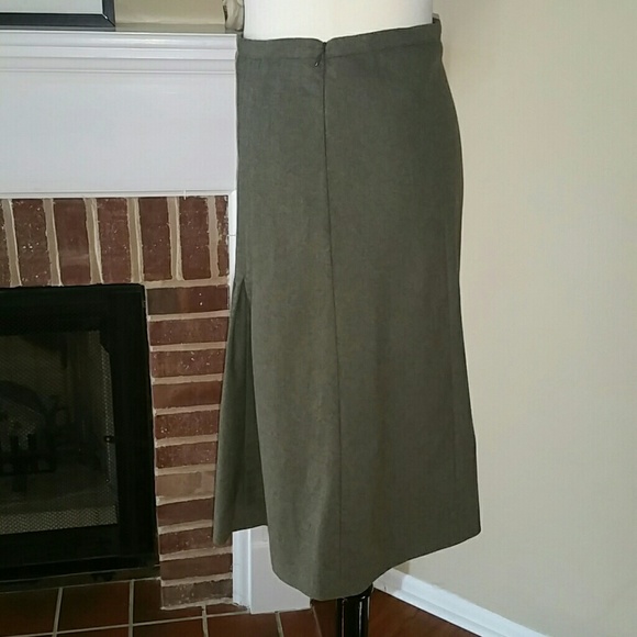 Burberry | Skirts | Authentic Burberry Wool Angora Cashmere Skirt 6 ...