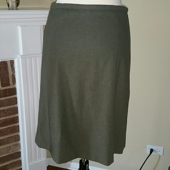 Burberry | Skirts | Authentic Burberry Wool Angora Cashmere Skirt 6 ...