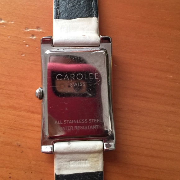 Accessories | Carolee White Swiss Watch | Poshmark