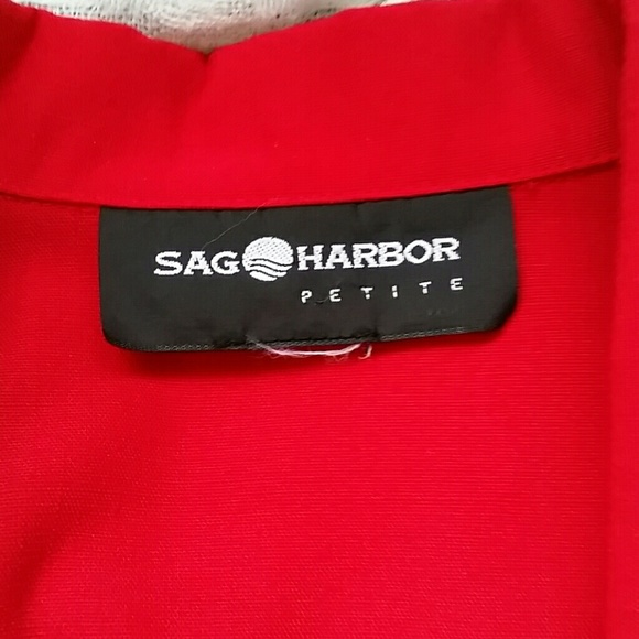 Sag Harbor | Jackets & Coats | Beautiful Long Red Blazer | Poshmark