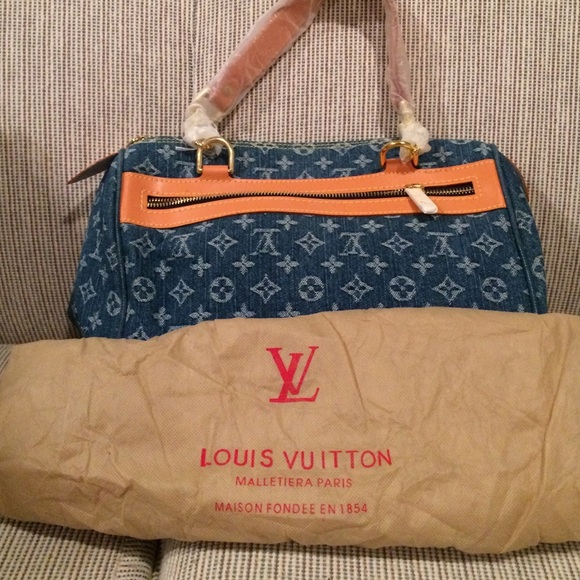 Louis Vuitton | Bags | Louis Vuitton Denim Bag | Poshmark