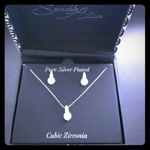 Jewelry | Pure Silver Plated Set | Poshmark