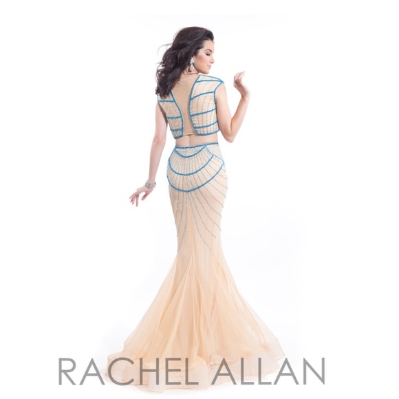 Rachel Allan | Dresses | Rachel Allan Two Piece Mermaid Prom Dress ...