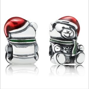 Pandora | Jewelry | 0 Authentic Pandora Bear Charm Sterling Silver ...