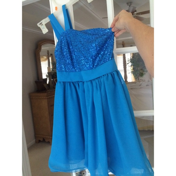 Southeastern Performance Apparel | Dresses | Blue Sparkly Cocktail ...