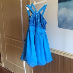 Southeastern Performance Apparel | Dresses | Blue Sparkly Cocktail ...