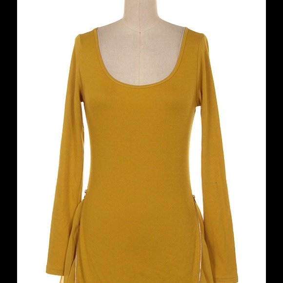 Tops | Side Zipper Chiffon Top | Poshmark