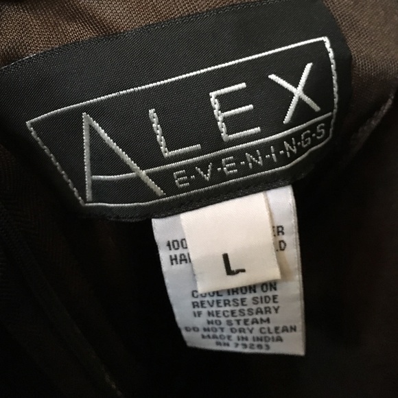 Alex Evenings | Dresses | Alex Evenings Brown Sequin Shift Dress | Poshmark