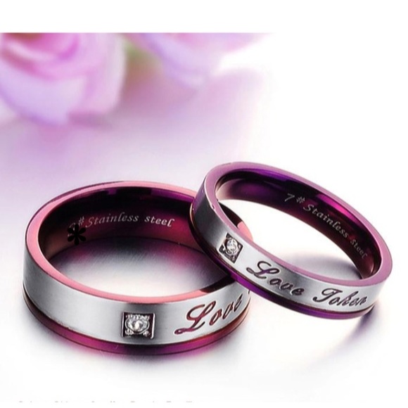 Jewelry | Stainless Steel Love Token Rings | Poshmark