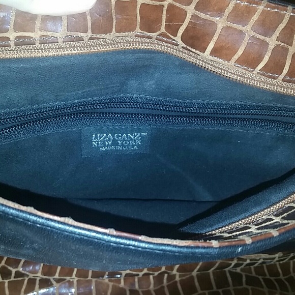 Liza Ganz New York | Bags | Liza Ganz Cross Body Bag Crocodile Print ...