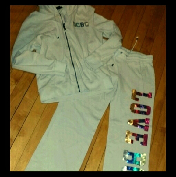 BCBG | Pants & Jumpsuits | Bcbg 2pc Blingg New Sweatsuit Georg | Poshmark