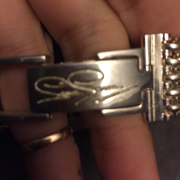 Simon sassoon | Accessories | Simon Sassoon Sterling Bracelet Watch ...