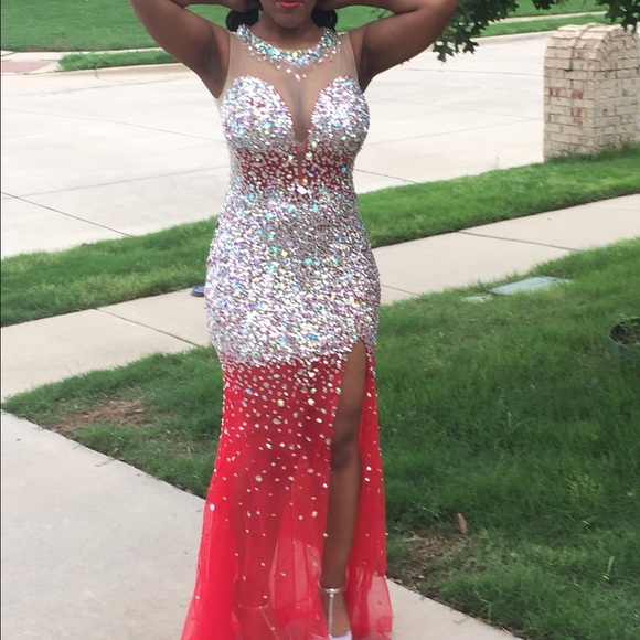 Dresses | Red Bombshell Prom Dress Evening Gown | Poshmark