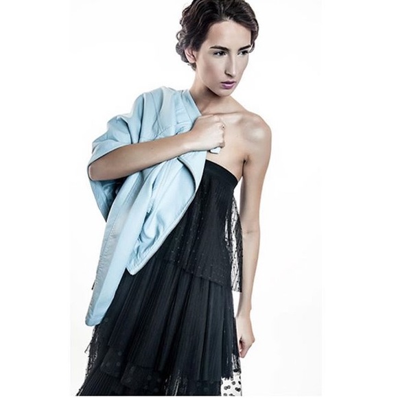 Forever 21 | Jackets & Coats | Pastel Blue Pleather Jacket | Poshmark