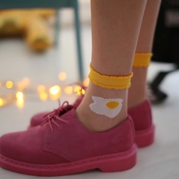 Accessories | Super Cute And Unique Egg Mesh Socks | Poshmark