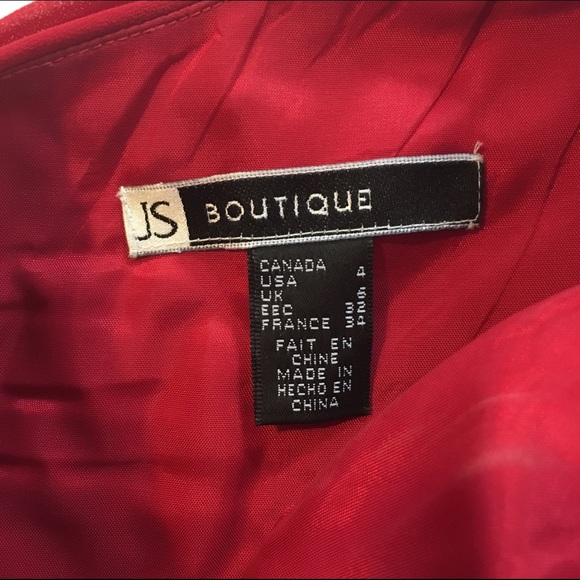 JS Boutique | Dresses | Red Prom Special Occasion Dress | Poshmark