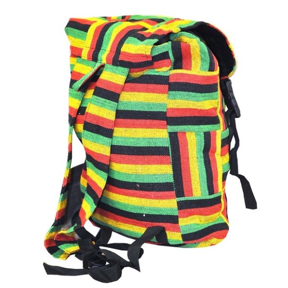 Mandela | Bags | Nwt Mandela Hippie Rasta Hemp Backpack Unisex | Poshmark