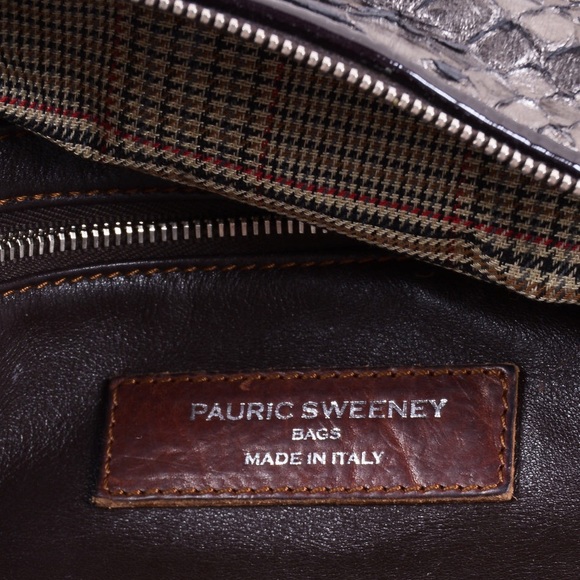 Pauric Sweeny | Bags | Pauric Sweeny Python Bag | Poshmark