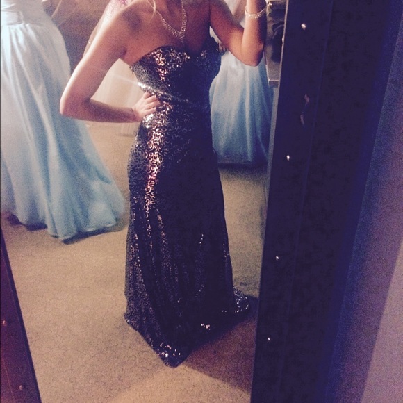 Anny Lee | Dresses | Elegant Black Prom Dress | Poshmark