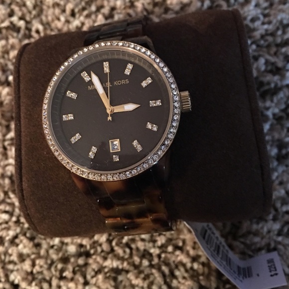 Michael Kors | Jewelry | Nwt Michael Kors Tortoise Watch | Poshmark