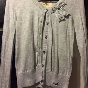 Hollister | Sweaters | Grey Button Up Sweater | Poshmark