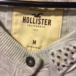 Hollister | Sweaters | Grey Button Up Sweater | Poshmark