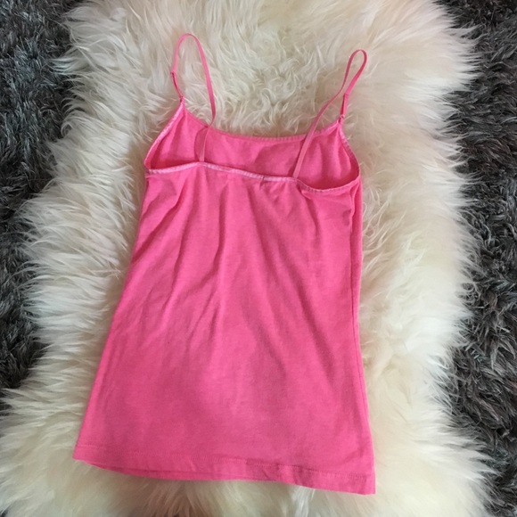 Tops | Barbie Pink Spaghetti Strap Tank | Poshmark