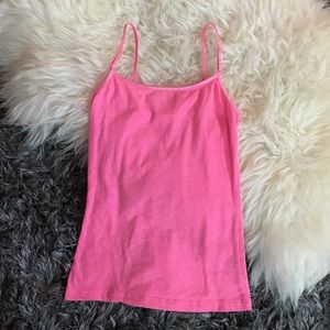 Tops | Barbie Pink Spaghetti Strap Tank | Poshmark