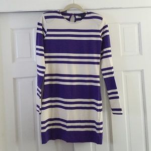 French Connection | Dresses | French Connection Long Sleeve Striped ...
