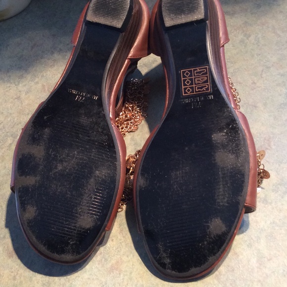 Midnight Velvet | Shoes | Midnight Velvet Dangle Coin Wedges | Poshmark