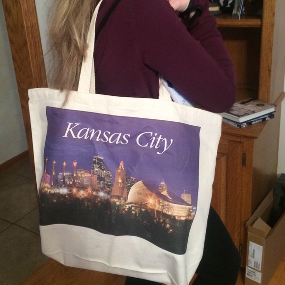 Bags | Kc Skyline Tote Bag | Poshmark